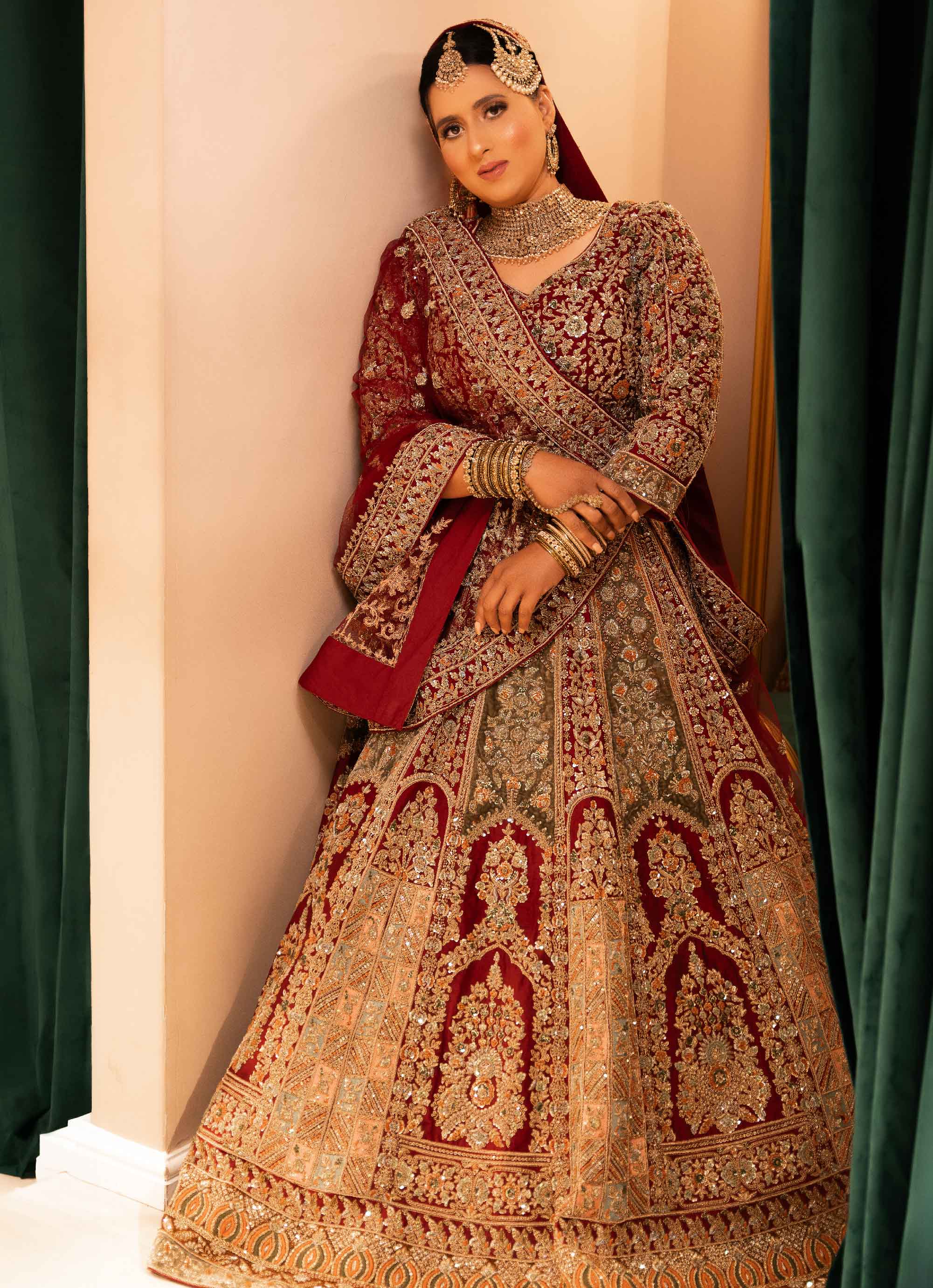 KUMUD BRIDAL LEHENGA CHOLI– CRYSTAL LONDON